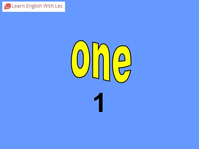 Numbers 1 to 20 | PPT