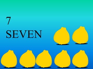 Numbers 1 to 9 for class 1 | PPT