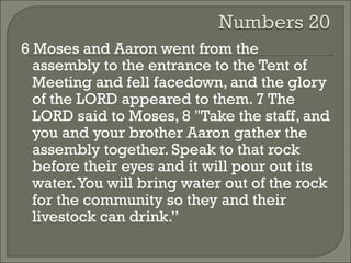 Numbers 20 2 13 | PPT