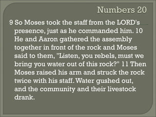 Numbers 20 2 13 | PPT