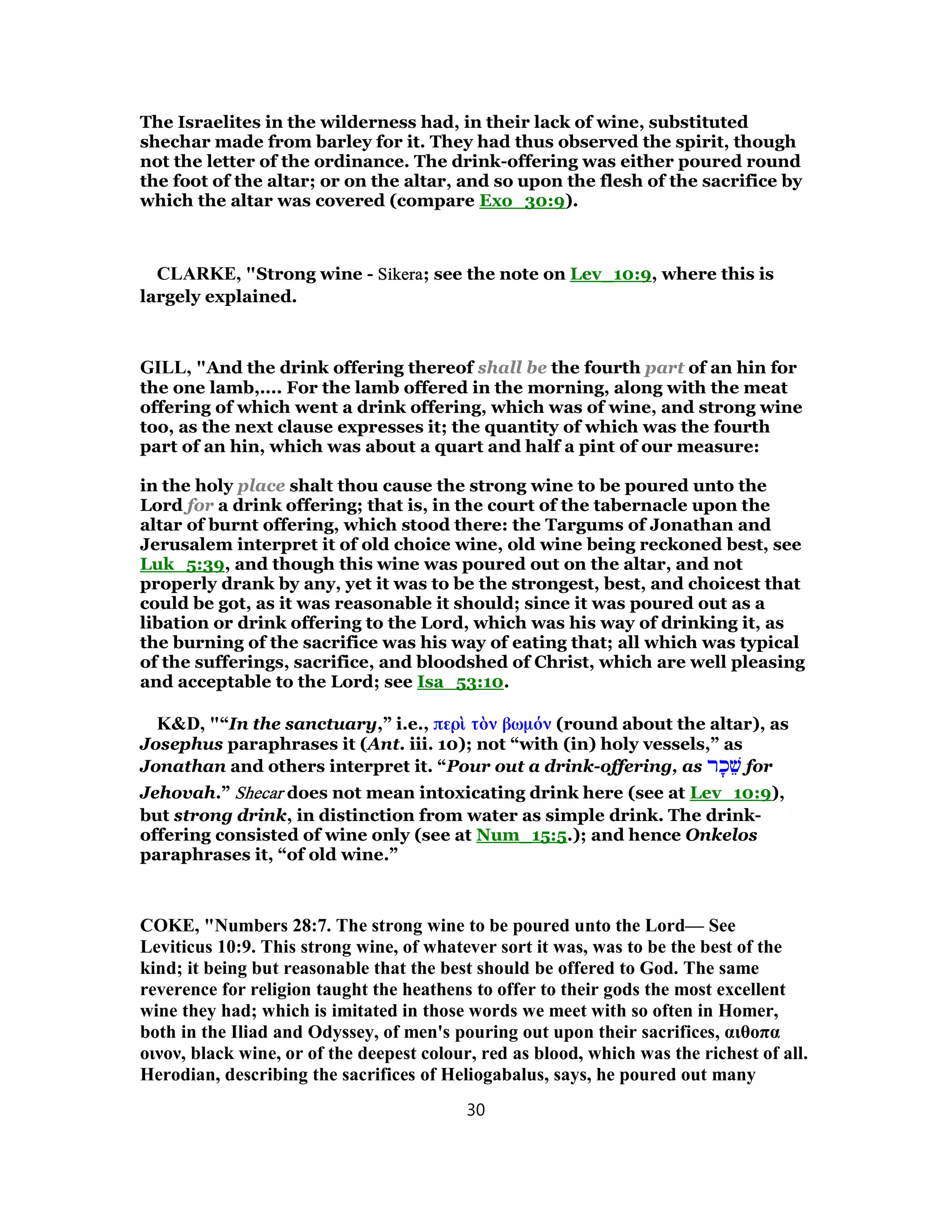 Numbers 28 commentary | PDF