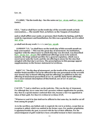 Numbers 29 commentary | PDF