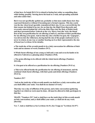 Numbers 29 commentary | PDF