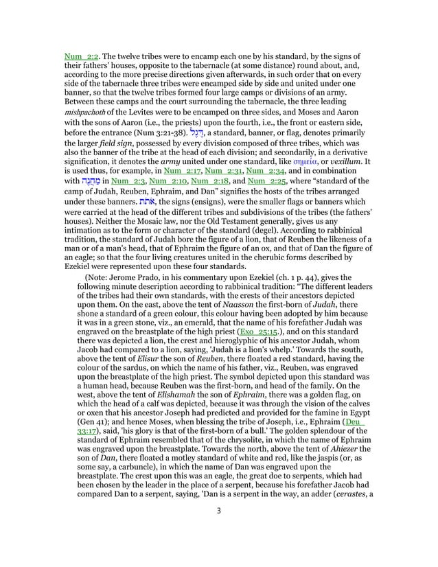 Numbers 2 commentary | PDF