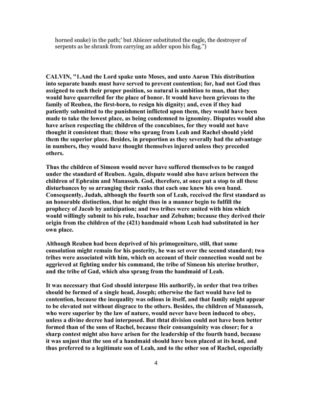 Numbers 2 commentary | PDF