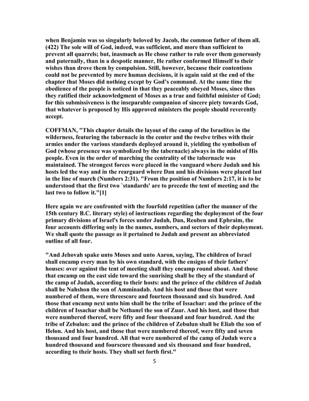 Numbers 2 commentary | PDF