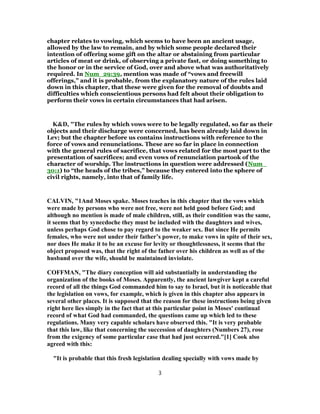 Numbers 30 commentary | PDF