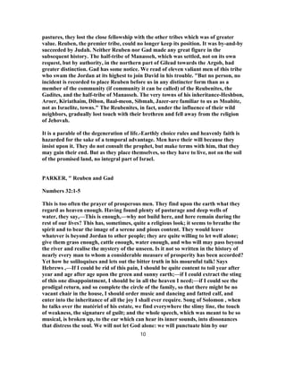 Numbers 32 commentary | PDF