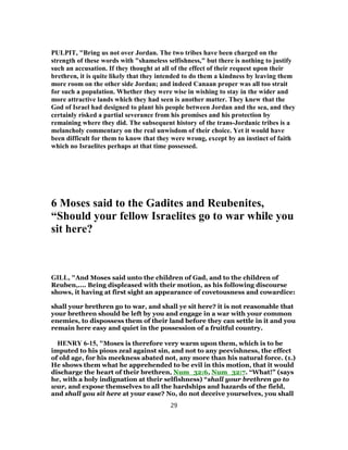 Numbers 32 commentary | PDF