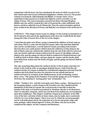 Numbers 34 commentary | PDF