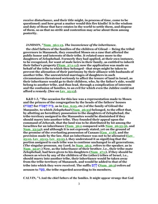 Numbers 36 commentary | PDF