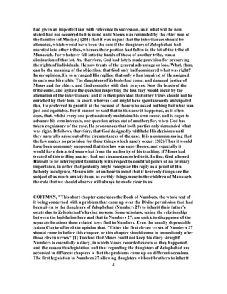 Numbers 36 commentary | PDF