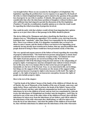 Numbers 36 commentary | PDF