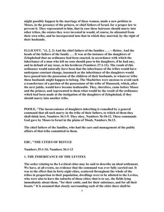 Numbers 36 commentary | PDF