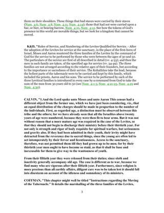 Numbers 4 commentary | PDF