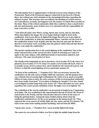 Numbers 8 commentary | PDF