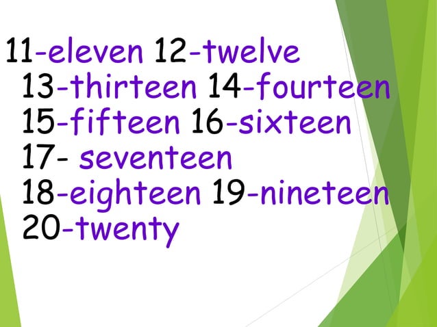 numbers. Ordinal and cardinal numbers. English to Russian Translation | PPT