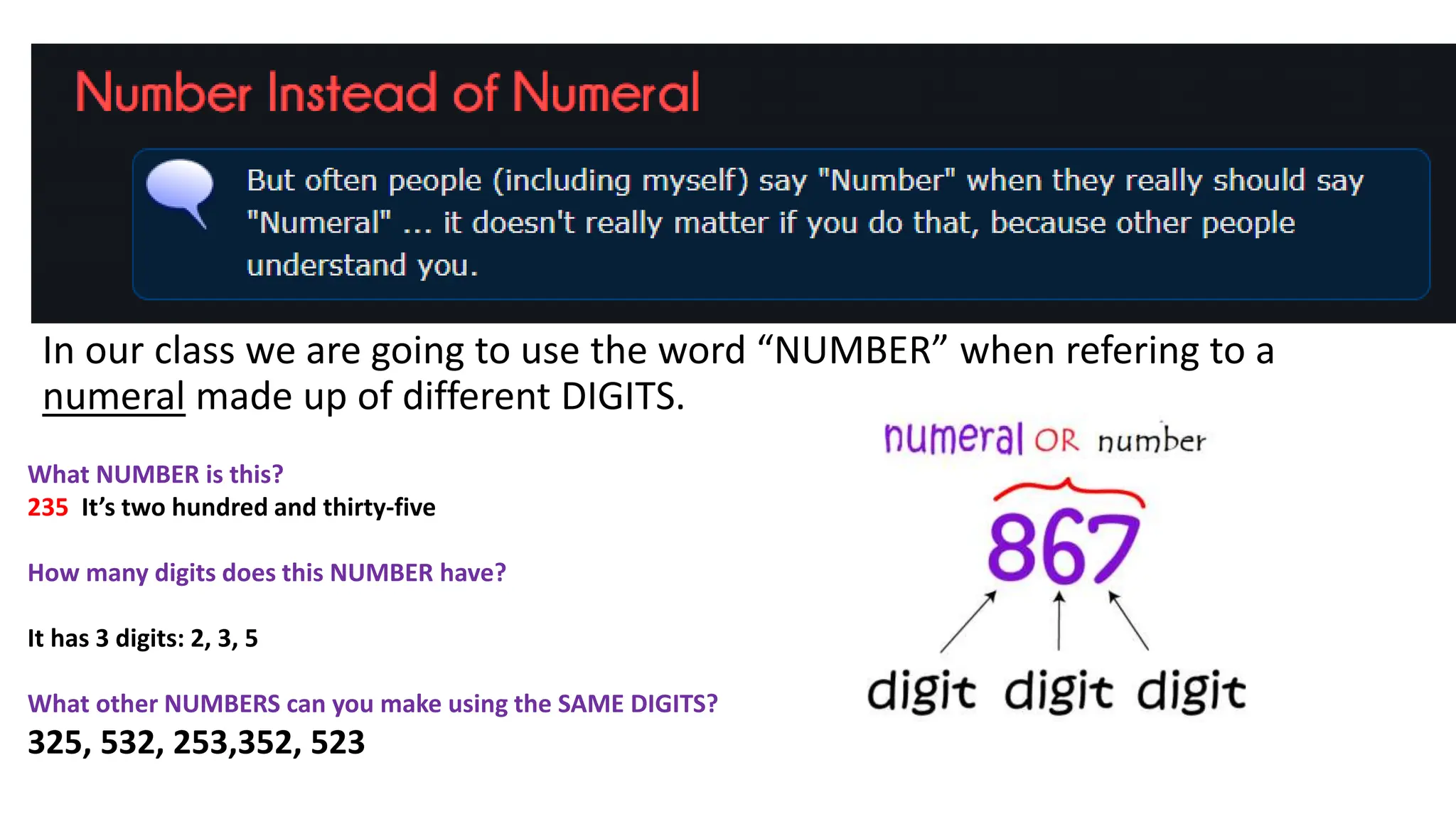 DIFFERENCE AMONG NUMBERS, NUMERALS AND DIGITS.pptx