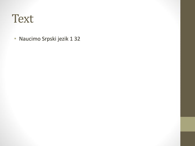 Numbers and plural in the Serbian Language | PPT