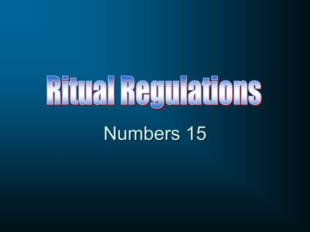 Numbers; Chapter 15-19 | PPT