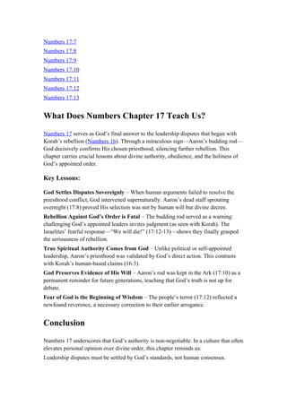 Numbers Chapter 17 (Summary & Lessons).docx