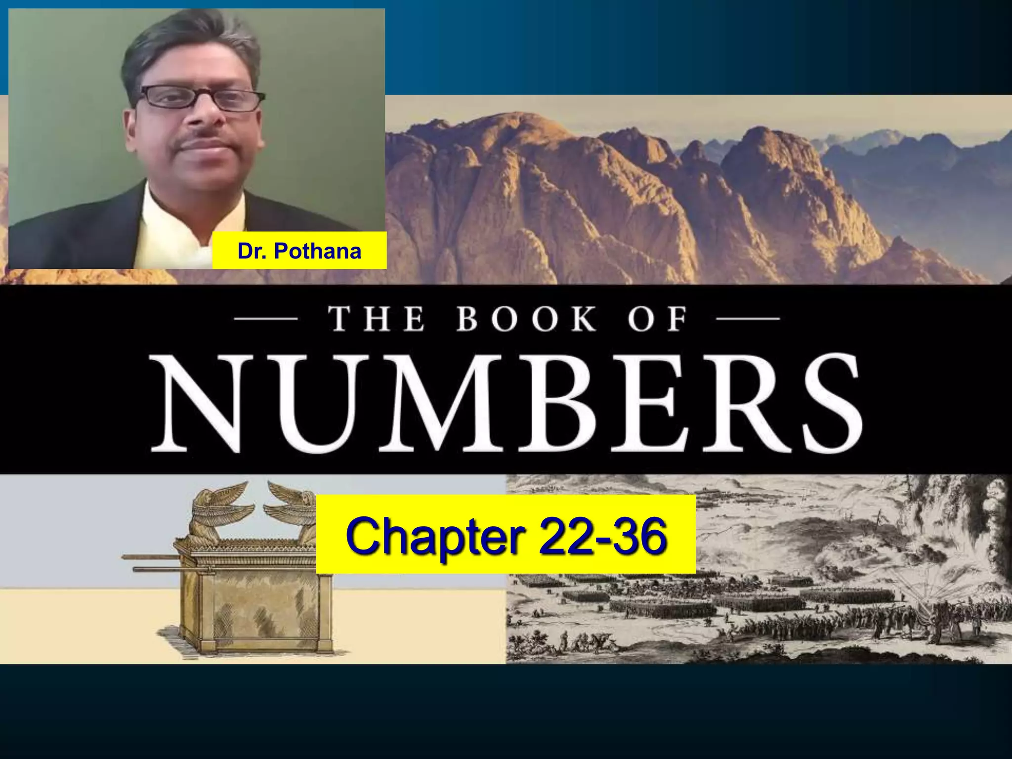 Numbers; Chapter 22-36 | PPT