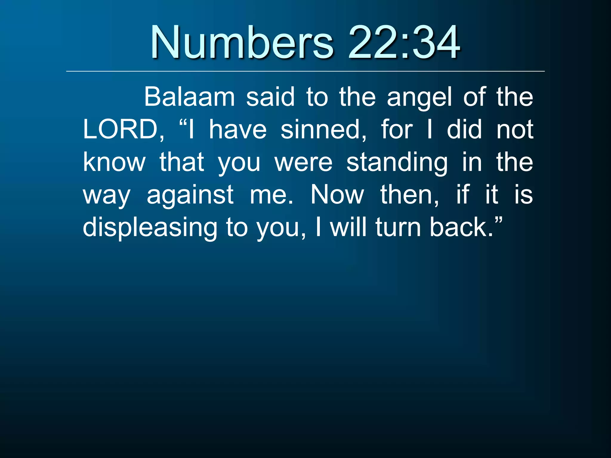 Numbers; Chapter 22-36 | PPT