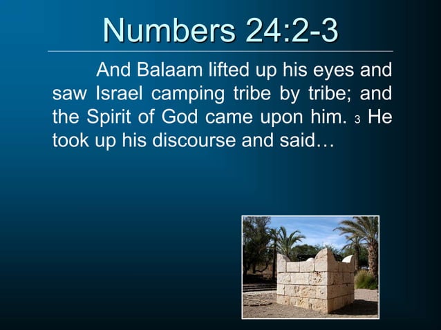 Numbers; Chapter 22-36 | PPT