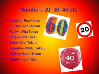 Counting in Maori | PPT