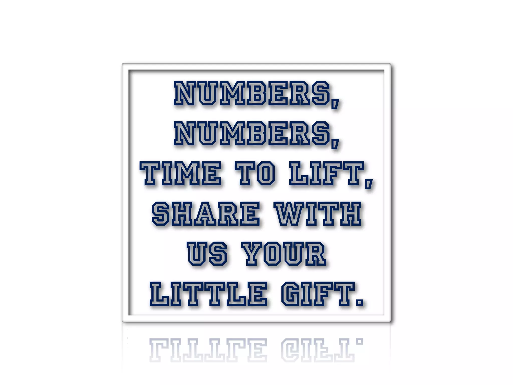 Numbers Encourage Improving: A Counting Book | PDF