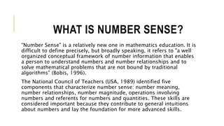 Number sense | PPTX