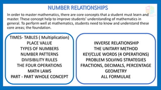 Number sense and number relationships 011118 | PPTX
