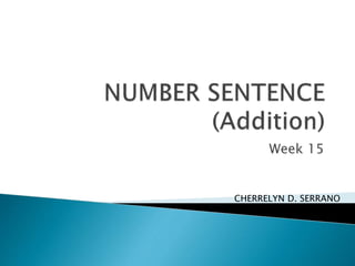 NUMBER SENTENCE (Addition).pptx