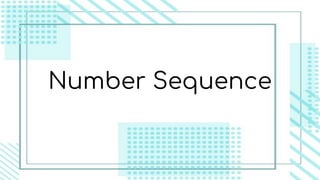 Number sequence | PPT