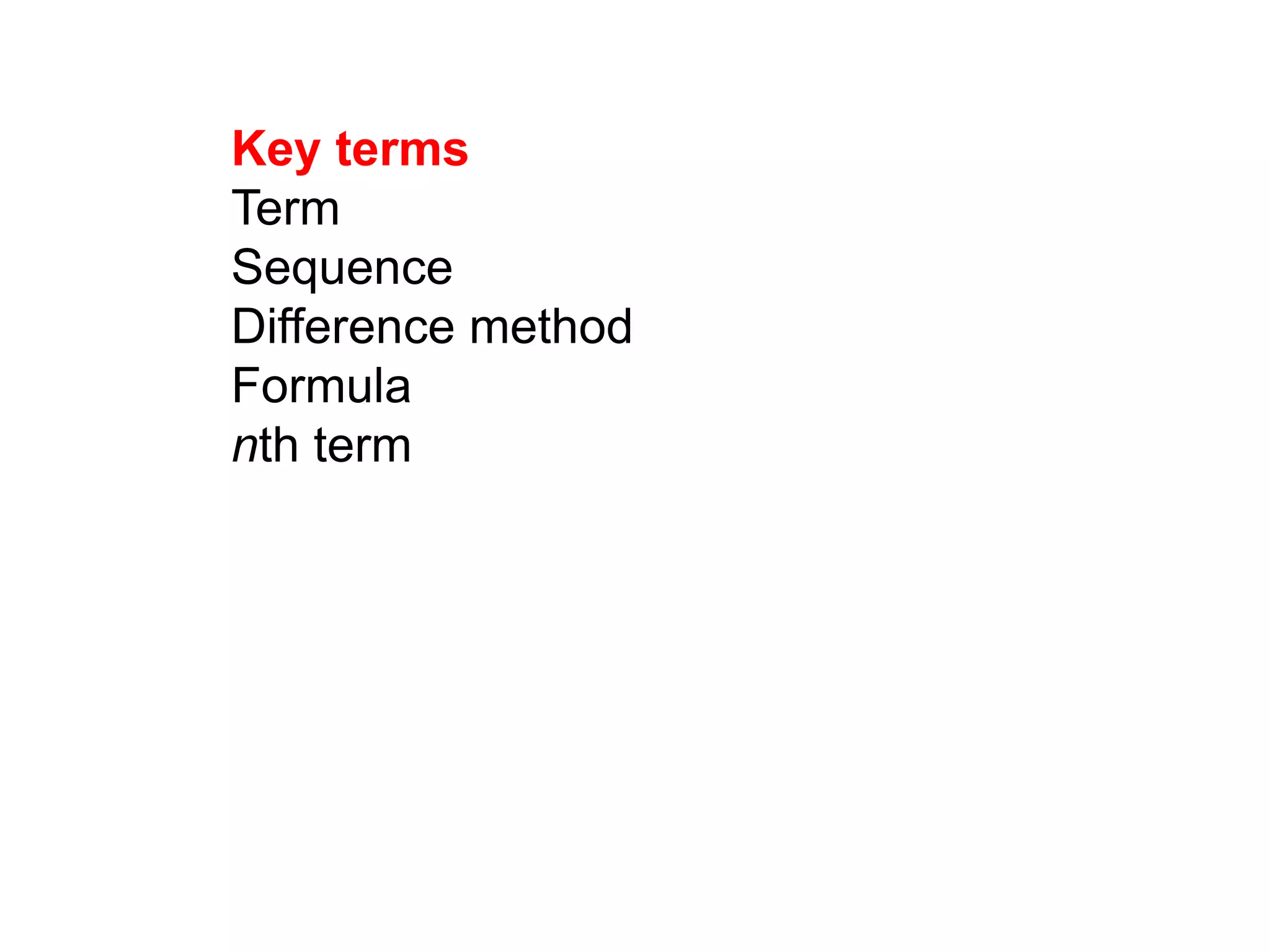 Number Sequences | PPTX | Science