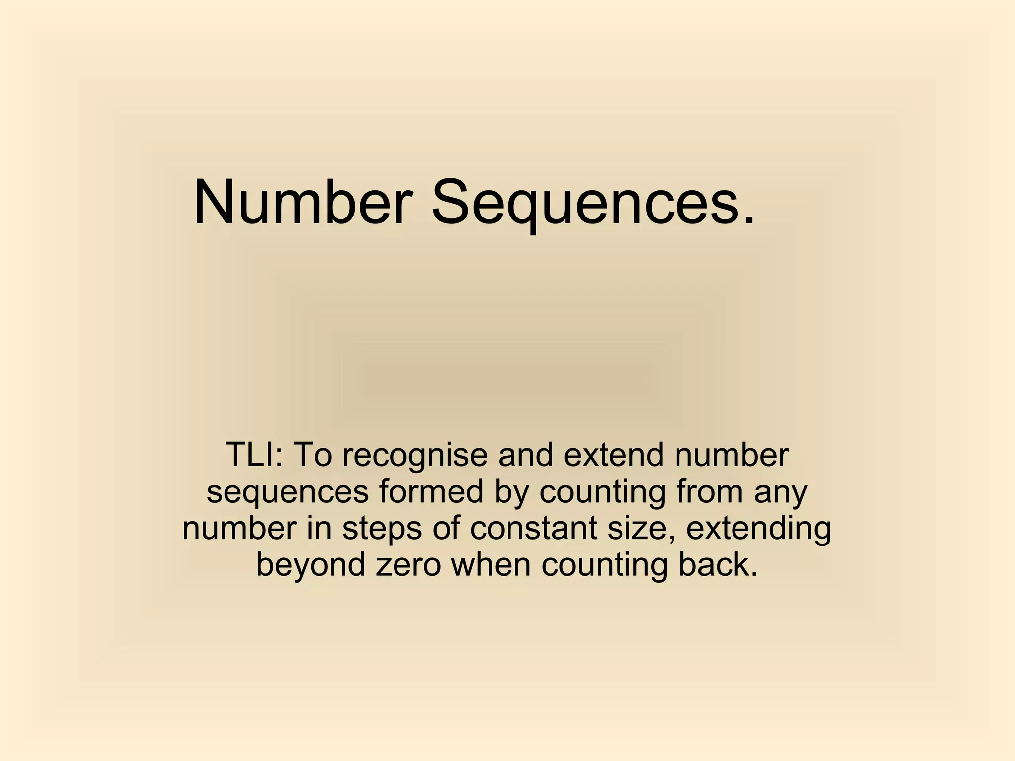 Number sequences | PPT