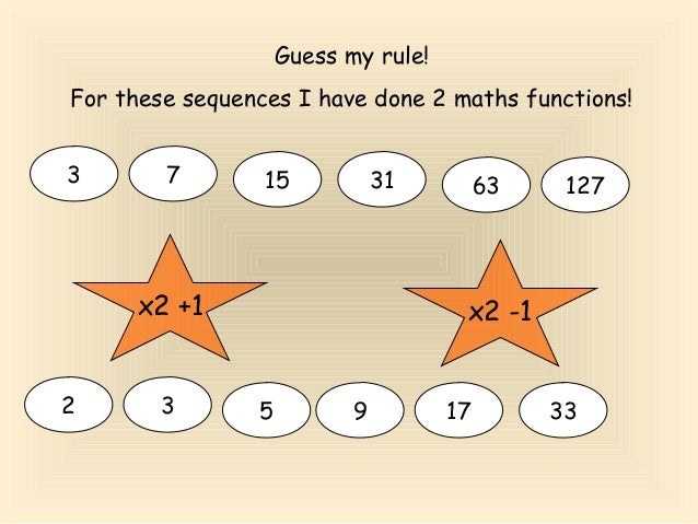 Number sequences