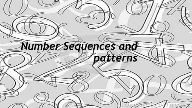 Number sequences and patterns | PPTX | Games and Puzzles | Hobbies ...