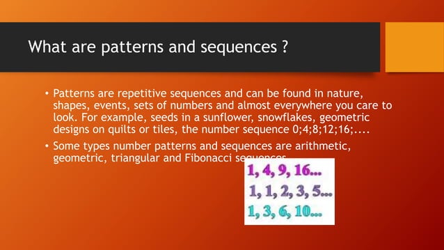 Number sequences and patterns | PPTX | Games and Puzzles | Hobbies ...