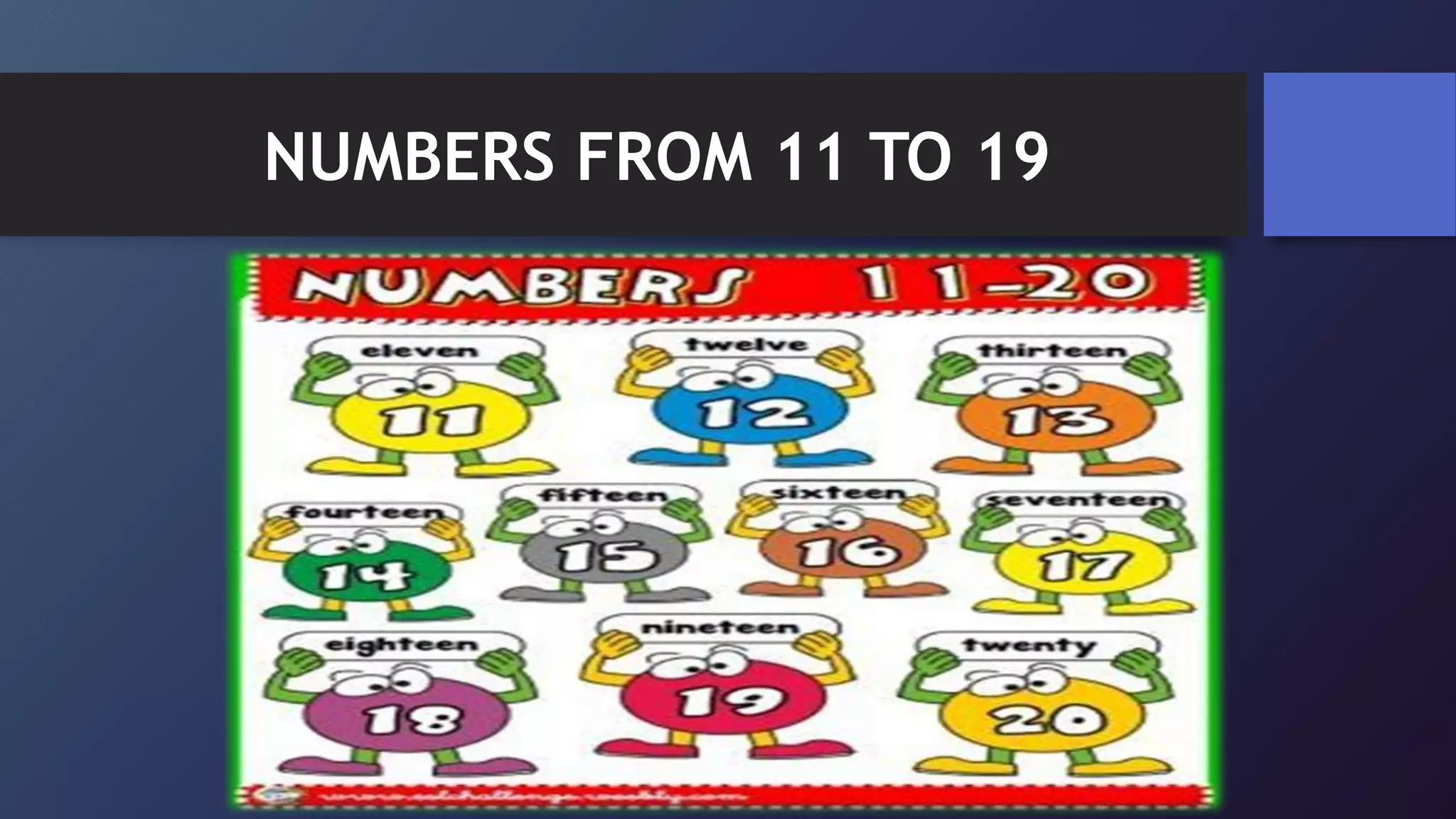 Numbers from zero to one hundred | PPT