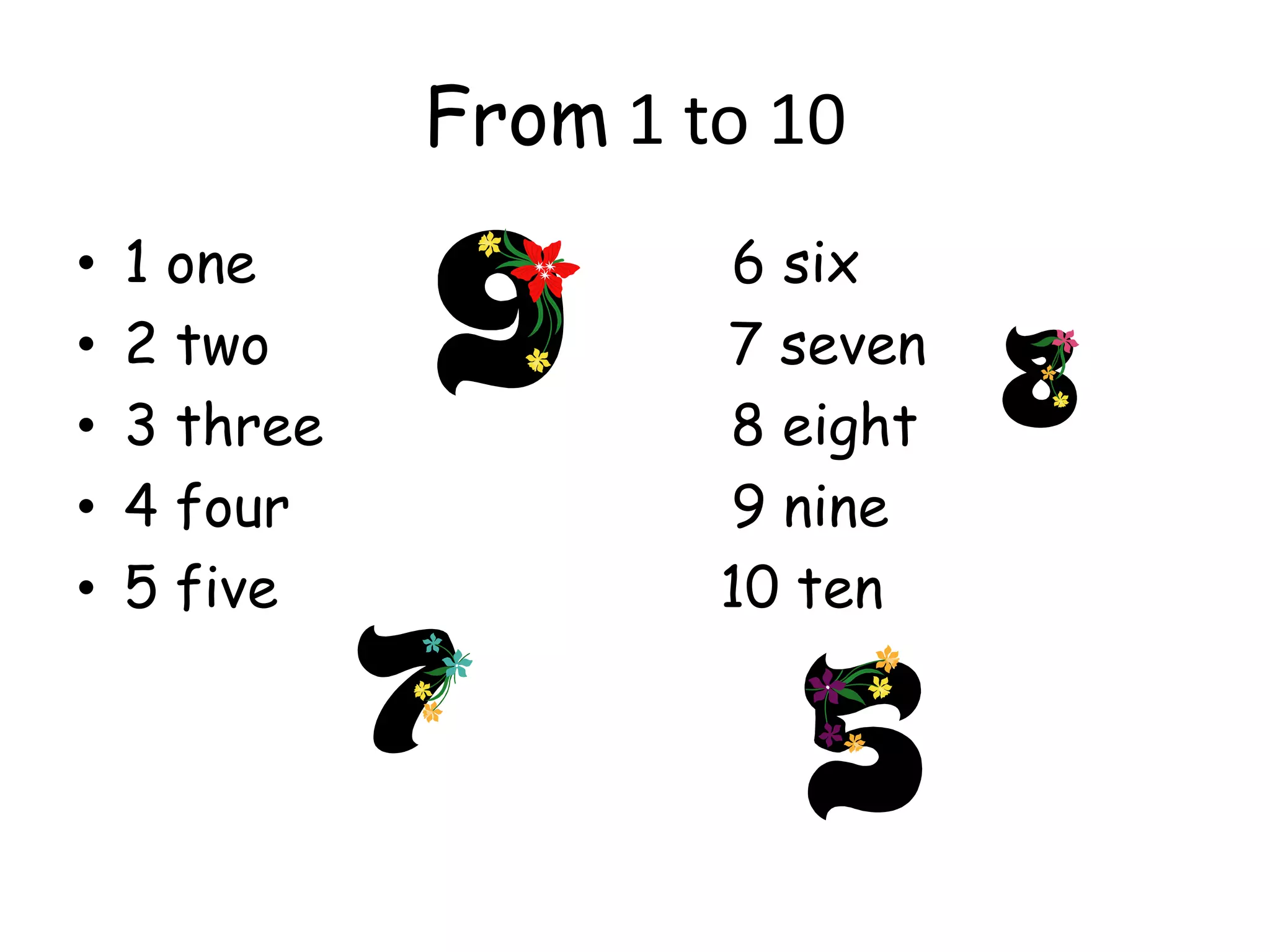 Numbers From 1 To 1000 | PPTX