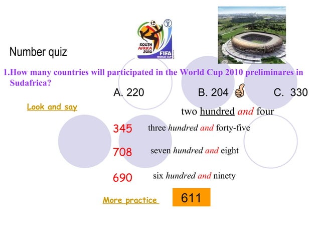 Numbers importance | PPT