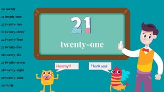 Numbers in english | PPTX