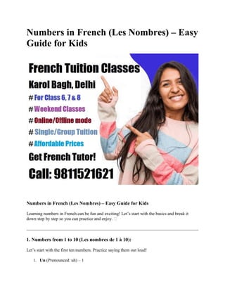The Numbers in French Language Lessons.pdf