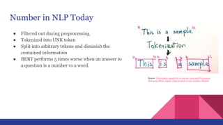 Numbers In NLP: A Survey | PPTX