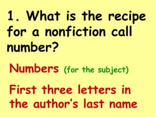 Numbers In Nonfiction | PPT