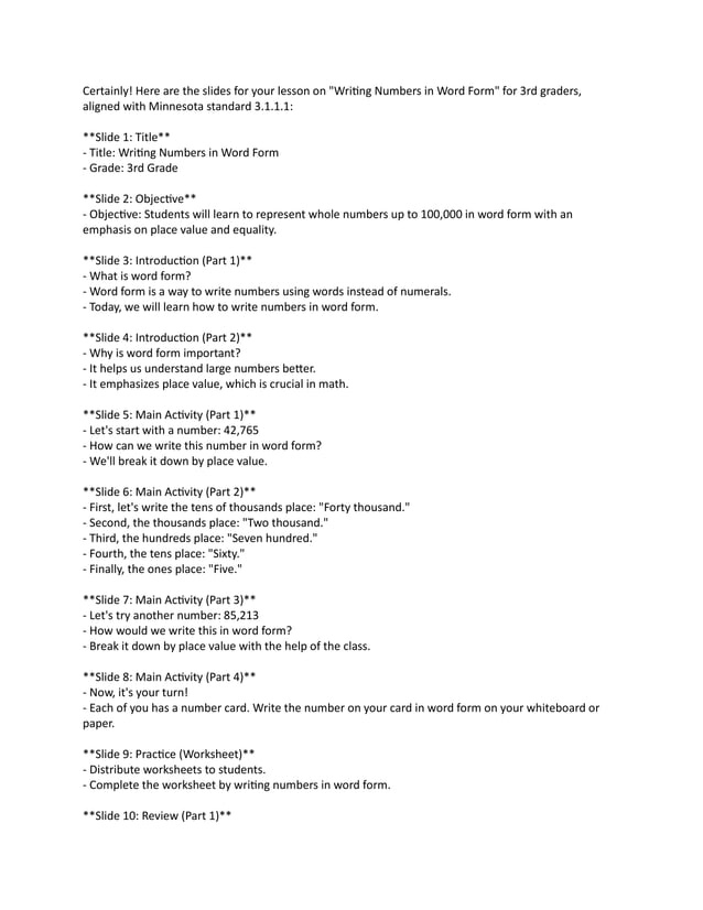 Numbers in word form.docx