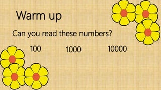 4-digit Numbers in words | PPTX