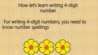 4-digit Numbers in words | PPTX