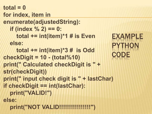 Numbers Numbers Everywhere and example of how algorithms exist right under our noses | PPT